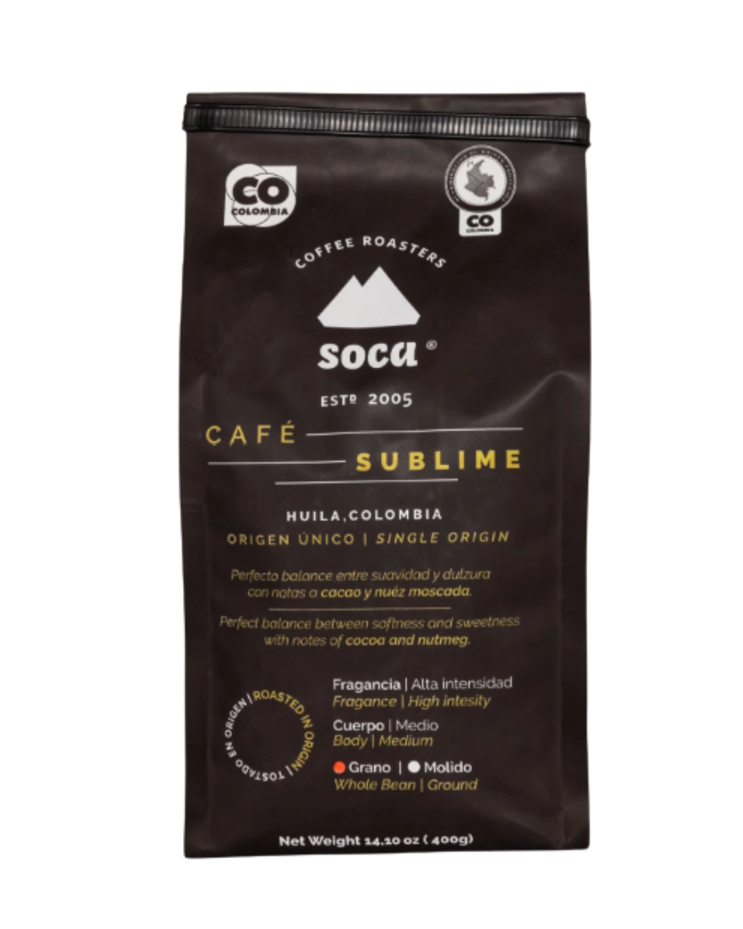 CAFE SOCA SUBLIME 500 GR – MAS VENDING